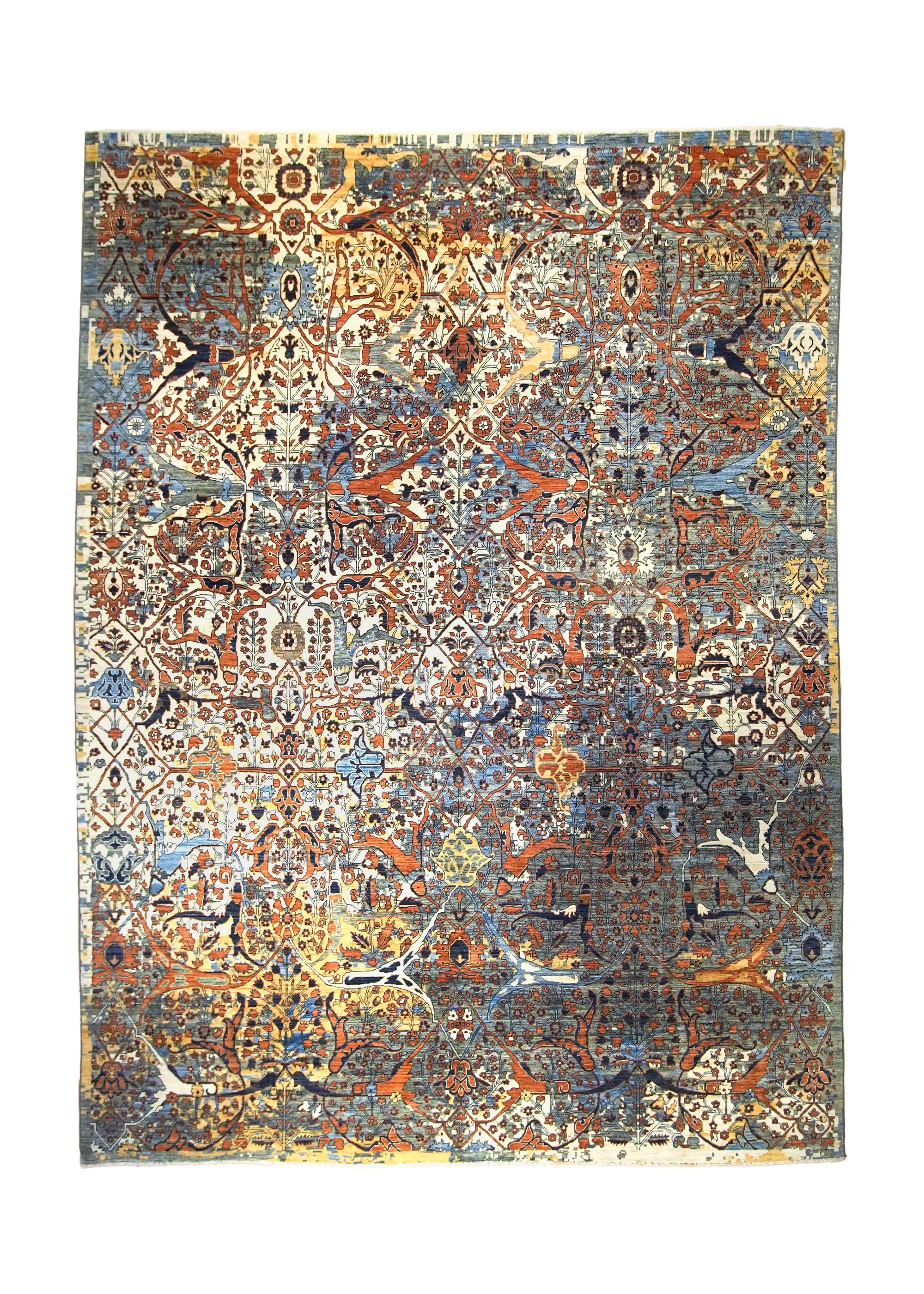 Oriental Rug Pakistani Handmade Area Transitional Tribal 9'0"x12'3" (9 ...