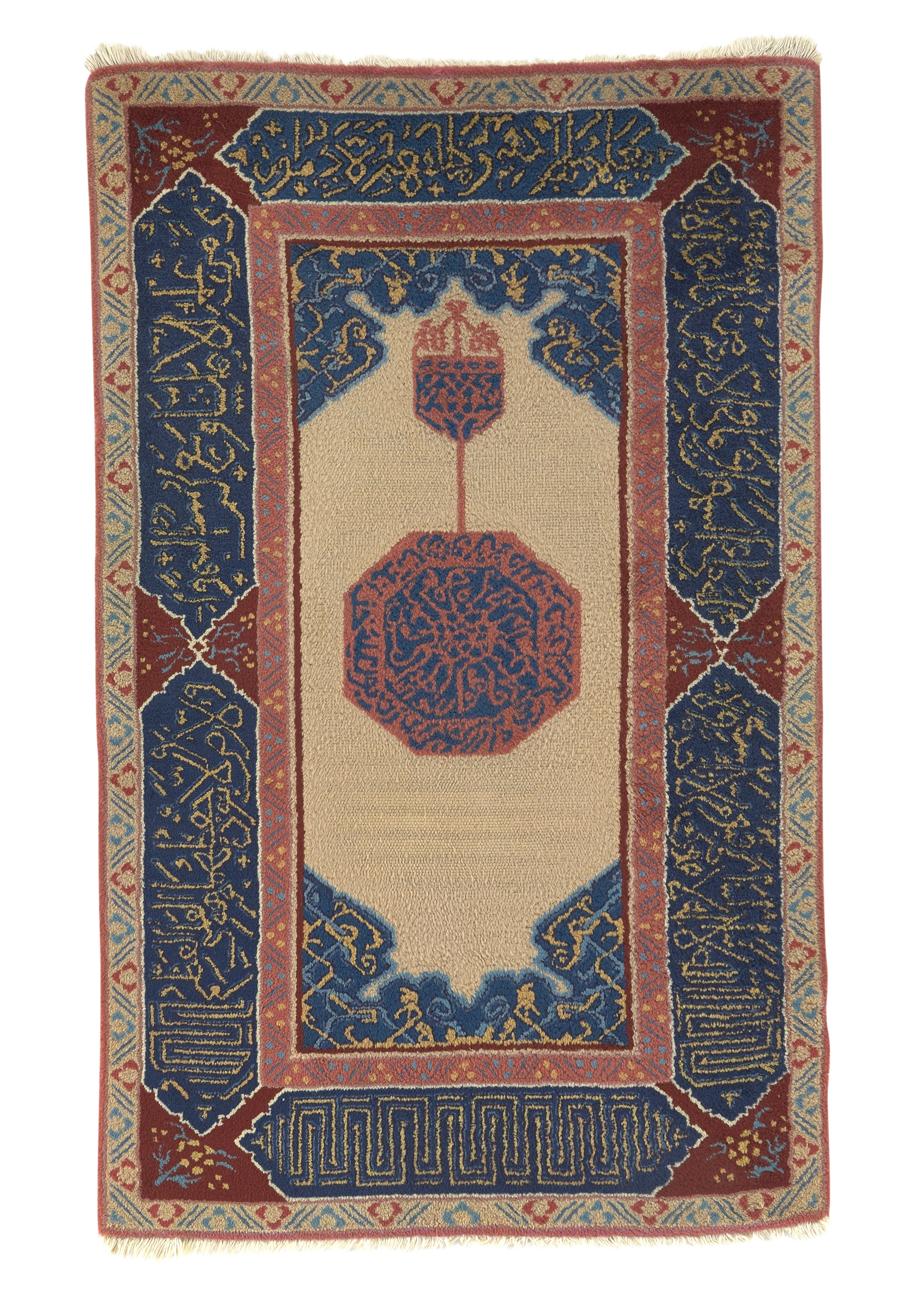 Oriental Rug Chinese Handmade Area Traditional 3'3"x5'3" (3x5) Blue Ho ...