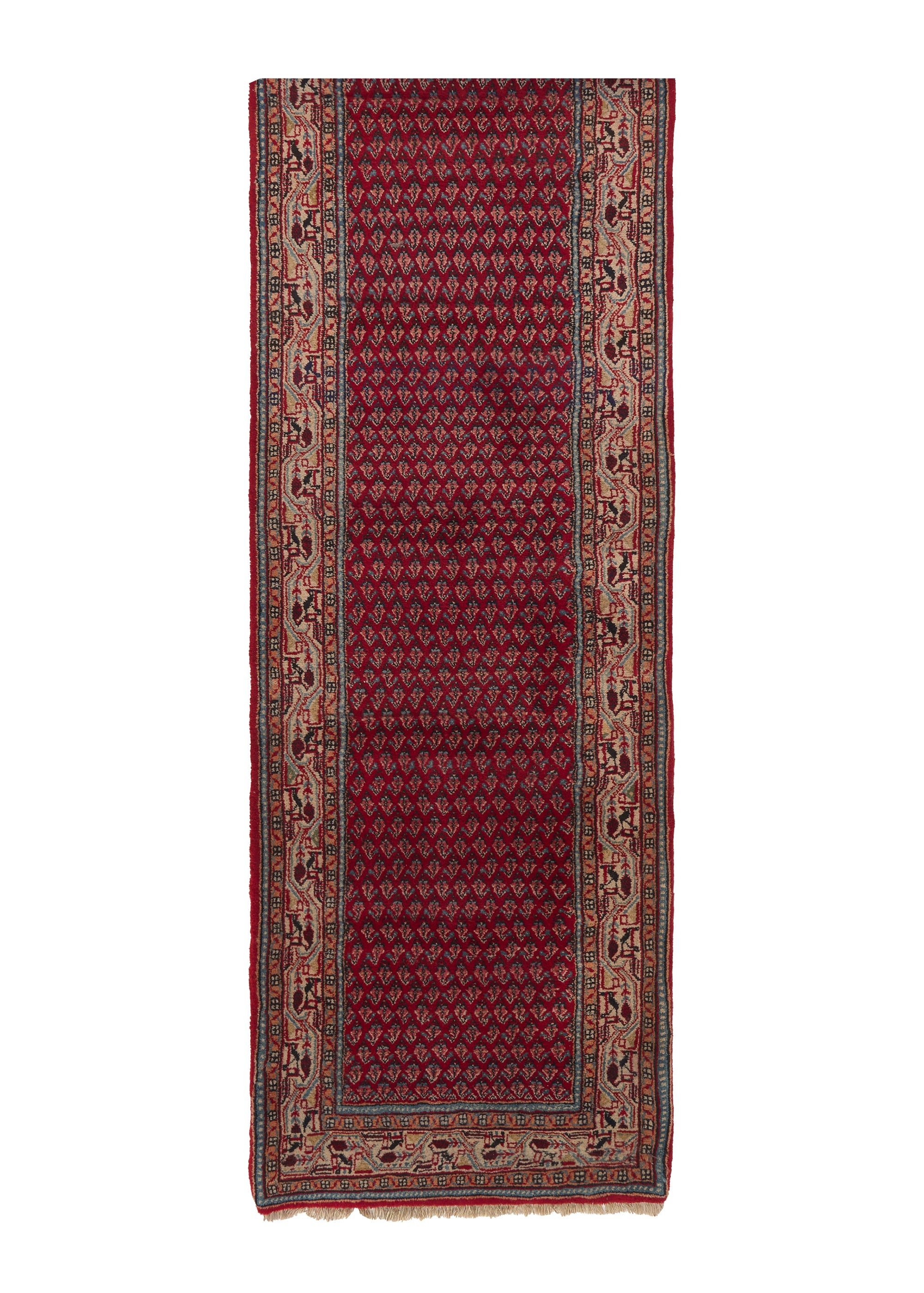 Persian Rug Saraband Handmade Runner Tribal 3'0"x20'2" (3x20) Red ...