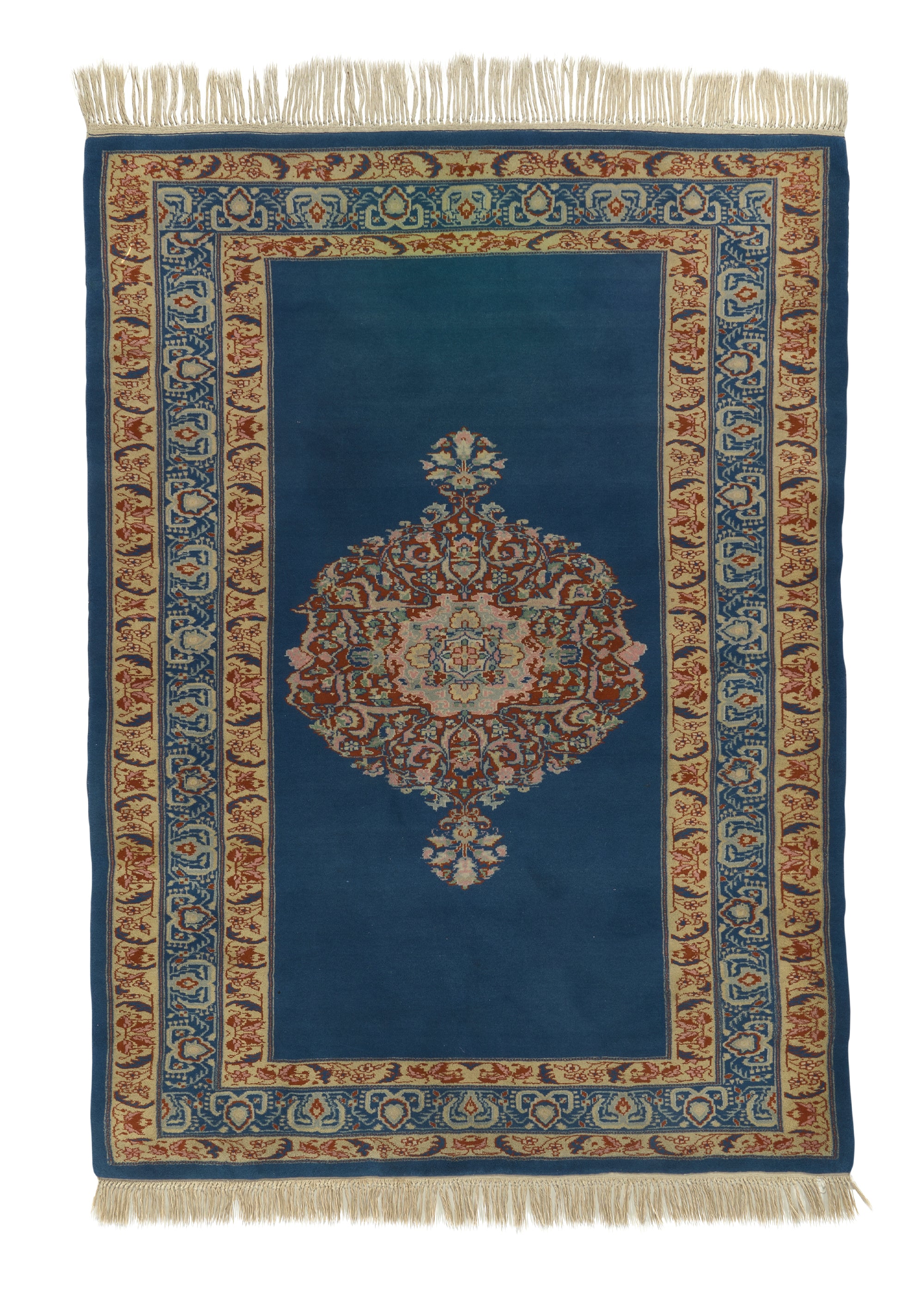 Oriental Rug Pakistani Handmade Area Traditional 4'2"x5'10" (4x6) Blue ...